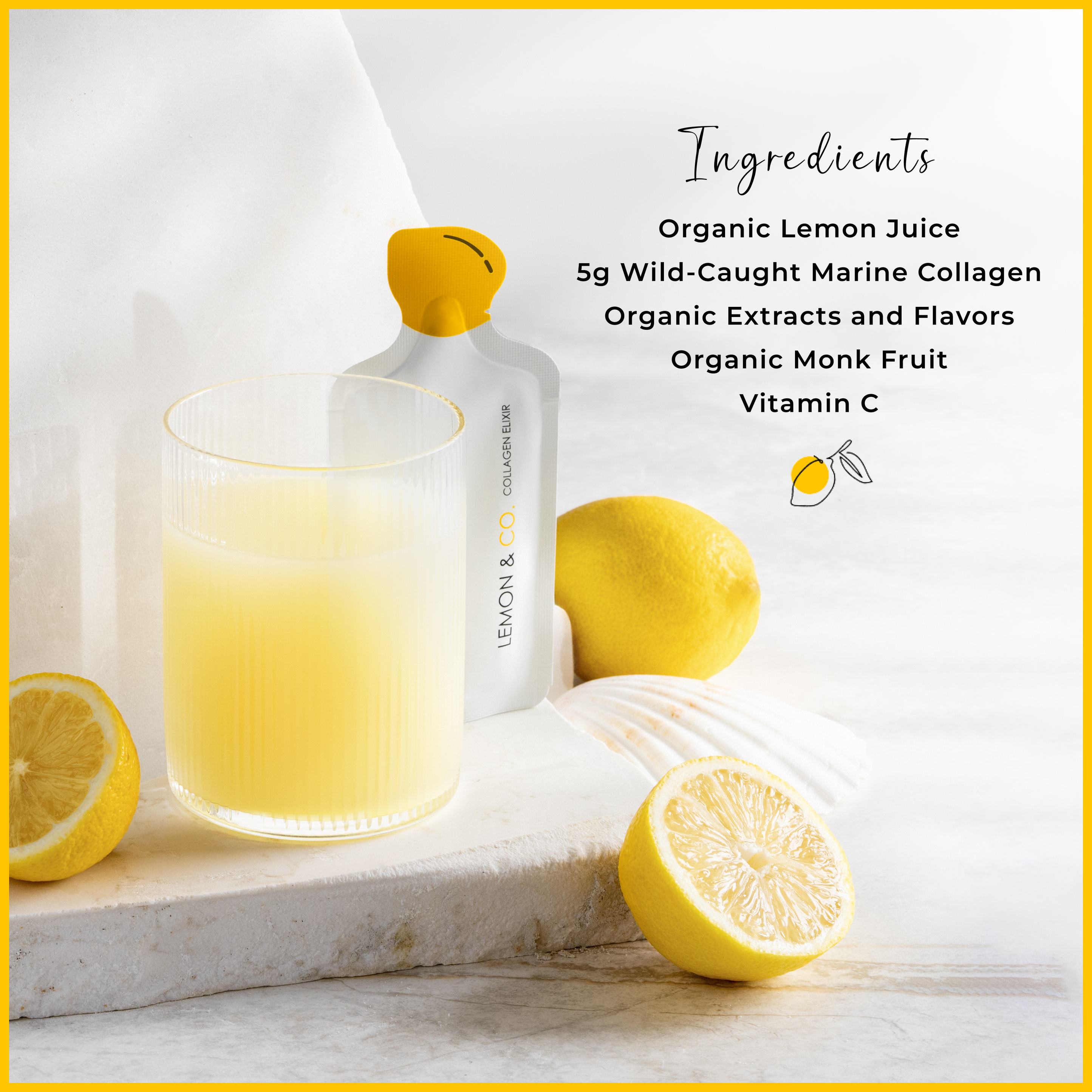 Lemon Infused Collagen Elixir | Lemon & Co.